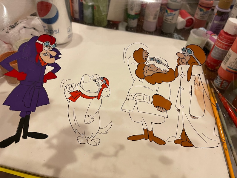 Hanna Barbera Dick Dastardly and Muttley Klunk Zilly Stop That - Etsy UK