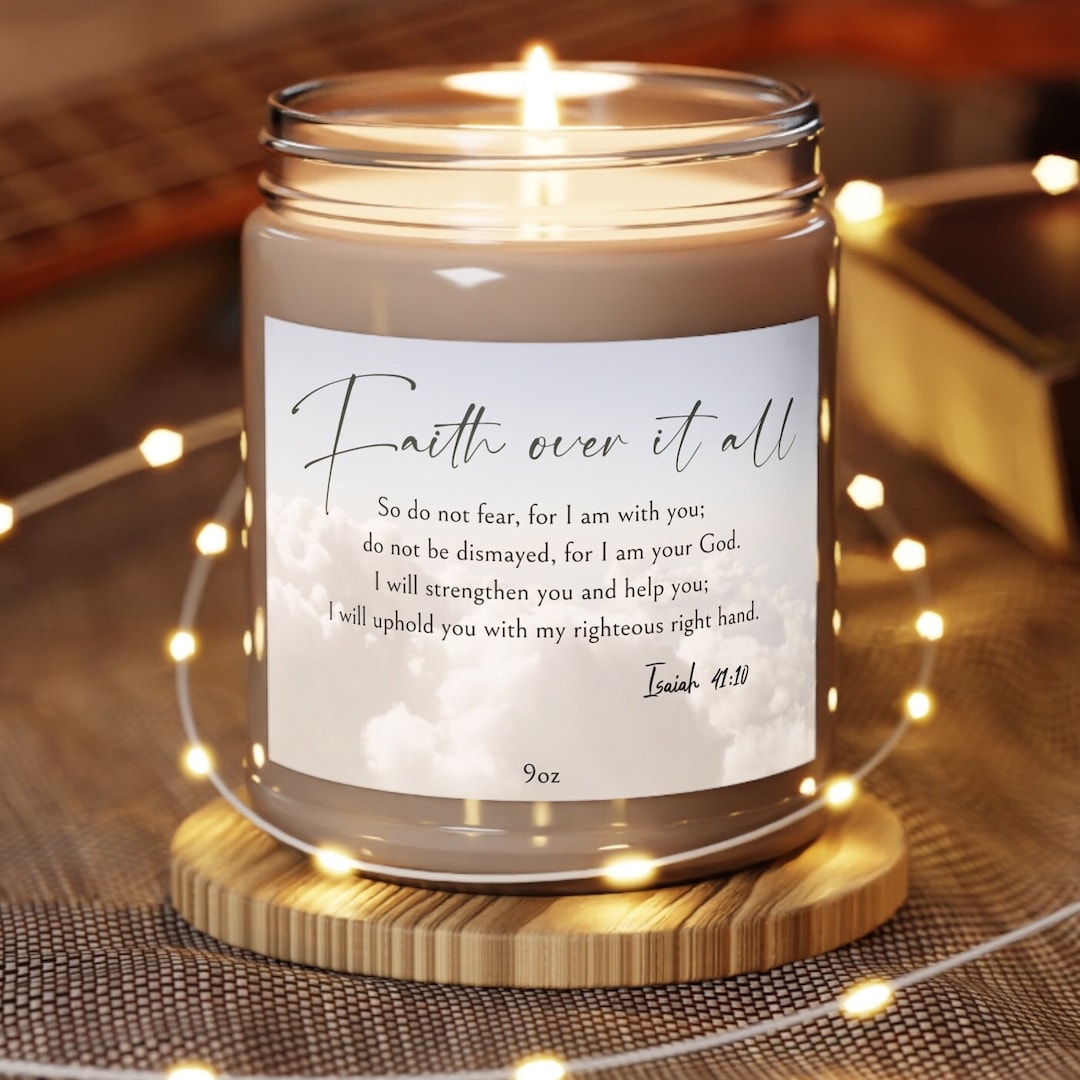 Bible Verse Scented Candles, 9oz - Etsy