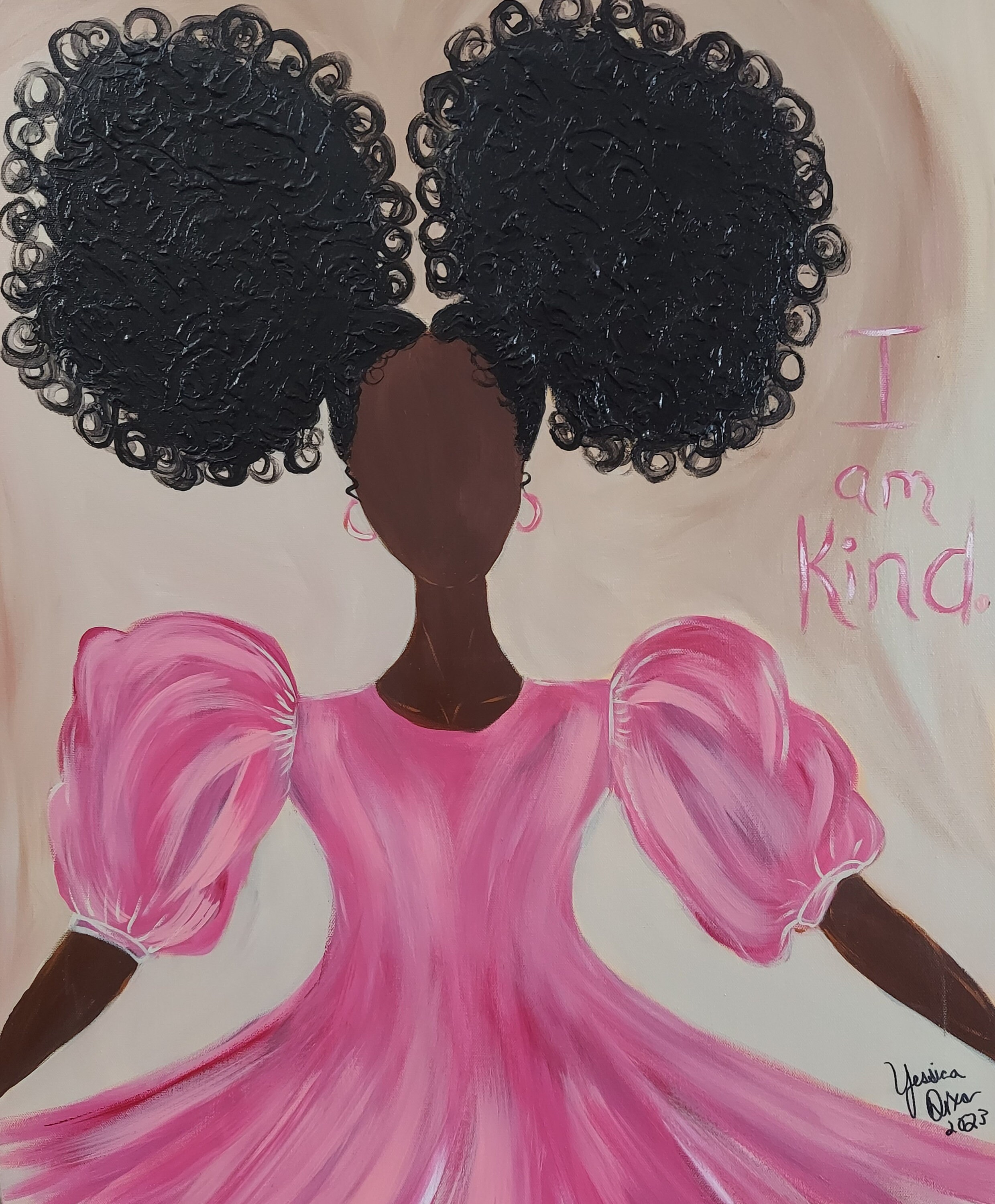 I Am Kind 24 by 30 Oirignal - Etsy