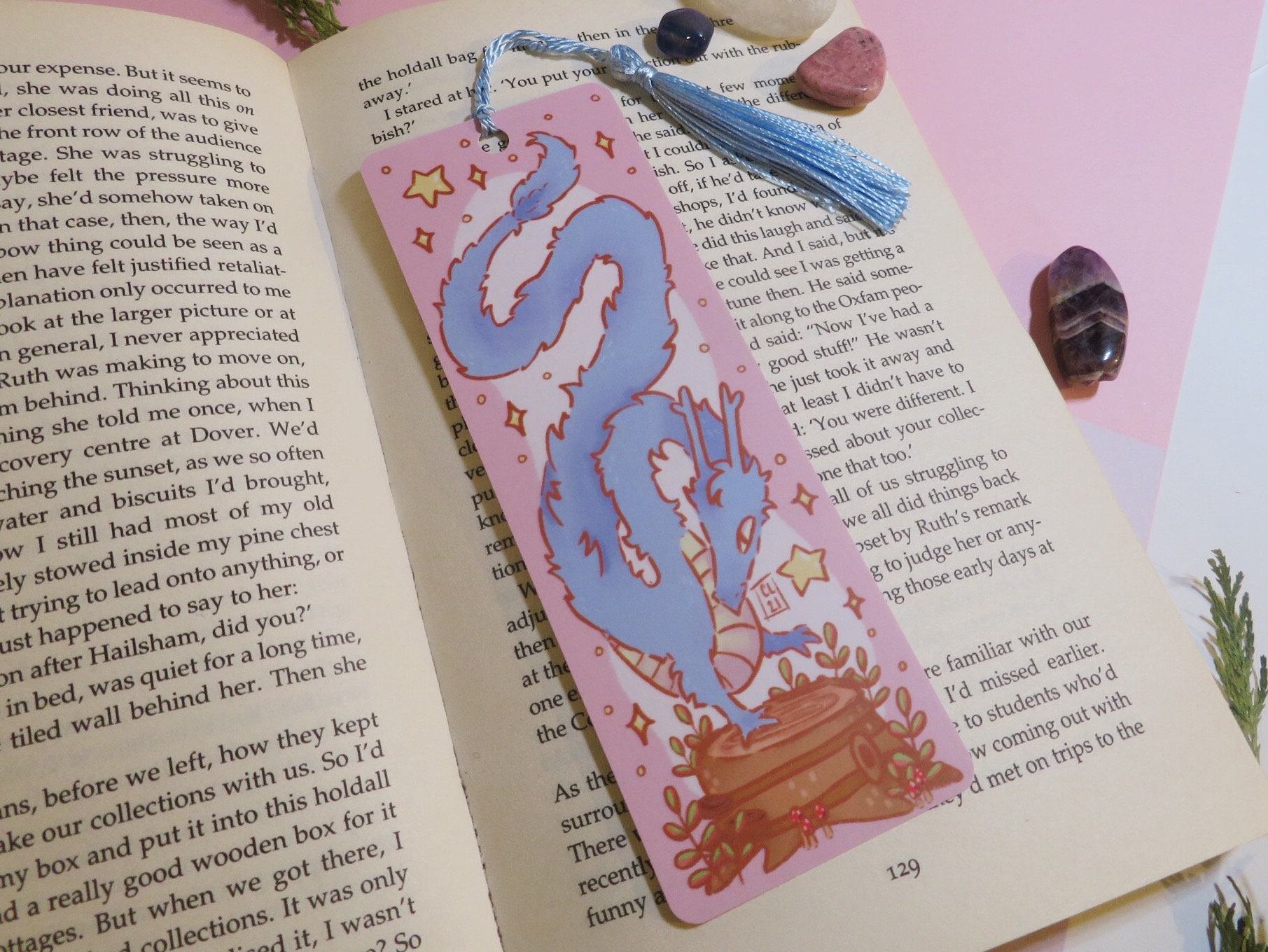 Arlo the Dragon Bookmark / Cute and Whimsical Stationary / Clodle ...