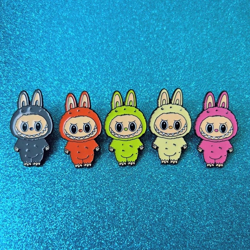 Labubu Pin for Love - Etsy