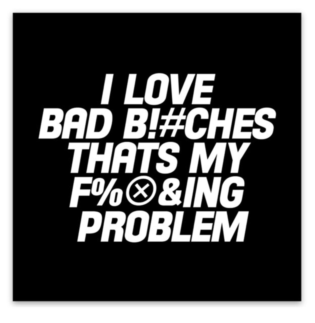 I Love Bad... Sticker - Etsy