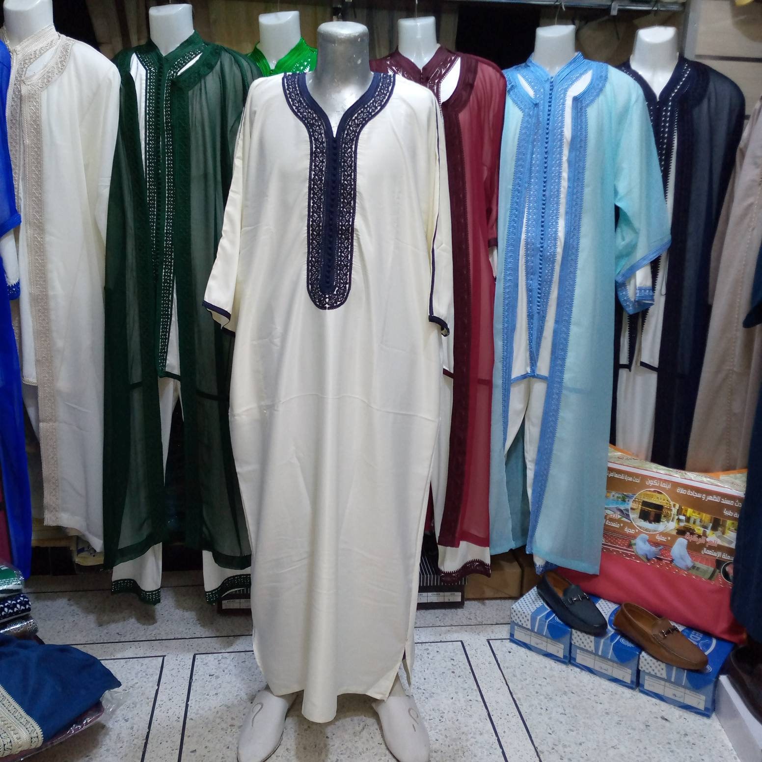 Moroccan Djellaba for Men | Handmade Kaftan | Long Moroccan Robe - Etsy