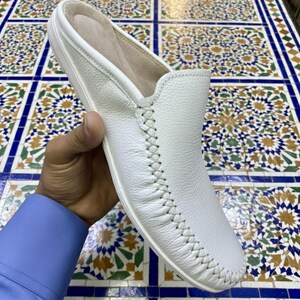 Babouche pour hommes Belgha Meksaa, chaussures mokassin marocaines ...