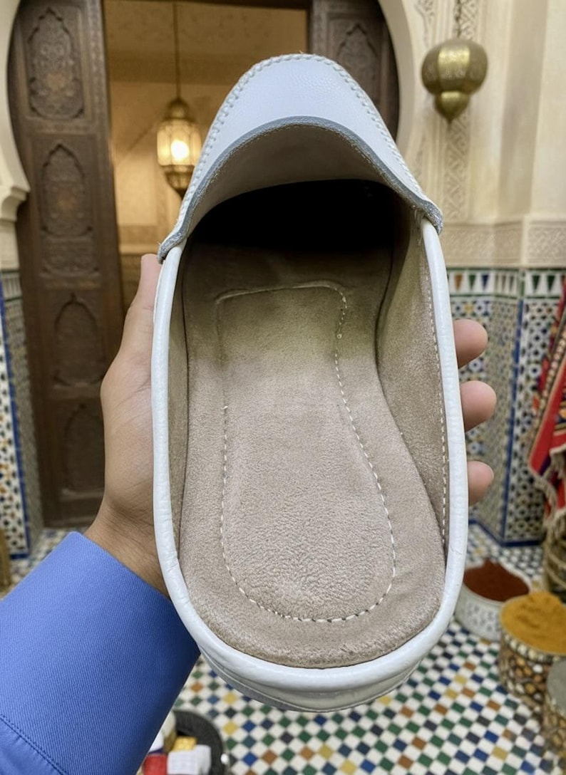 Babouche pour hommes Belgha Meksaa, chaussures mokassin marocaines ...