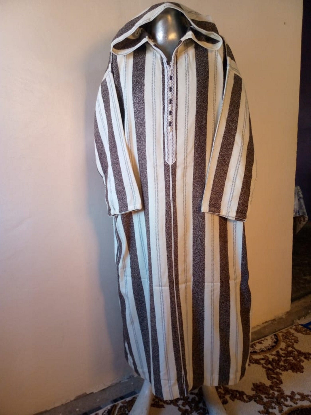 Moroccan Djellaba for Men, Moroccan Clothing ,djellaba Winter ,moroccan ...