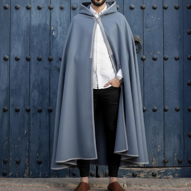 Moroccan Camel Silham Burnouse – Handmade Cashmere Cape - Etsy