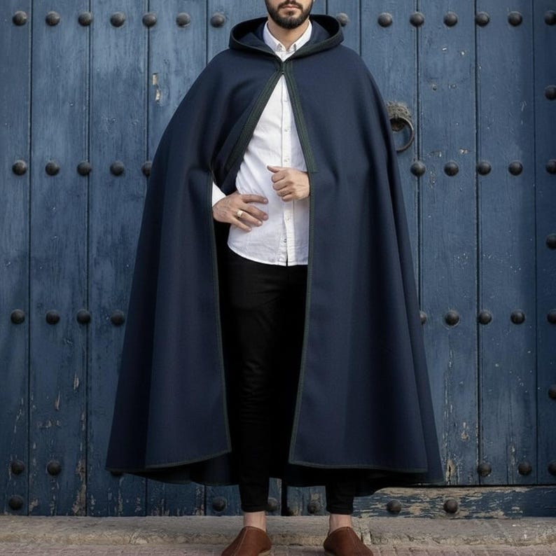 Moroccan Camel Silham Burnouse – Handmade Cashmere Cape - Etsy