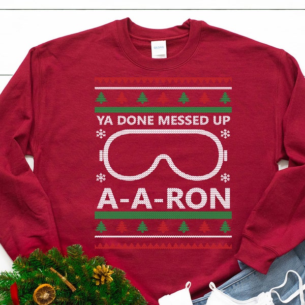 Aaron Ugly Sweater - Etsy