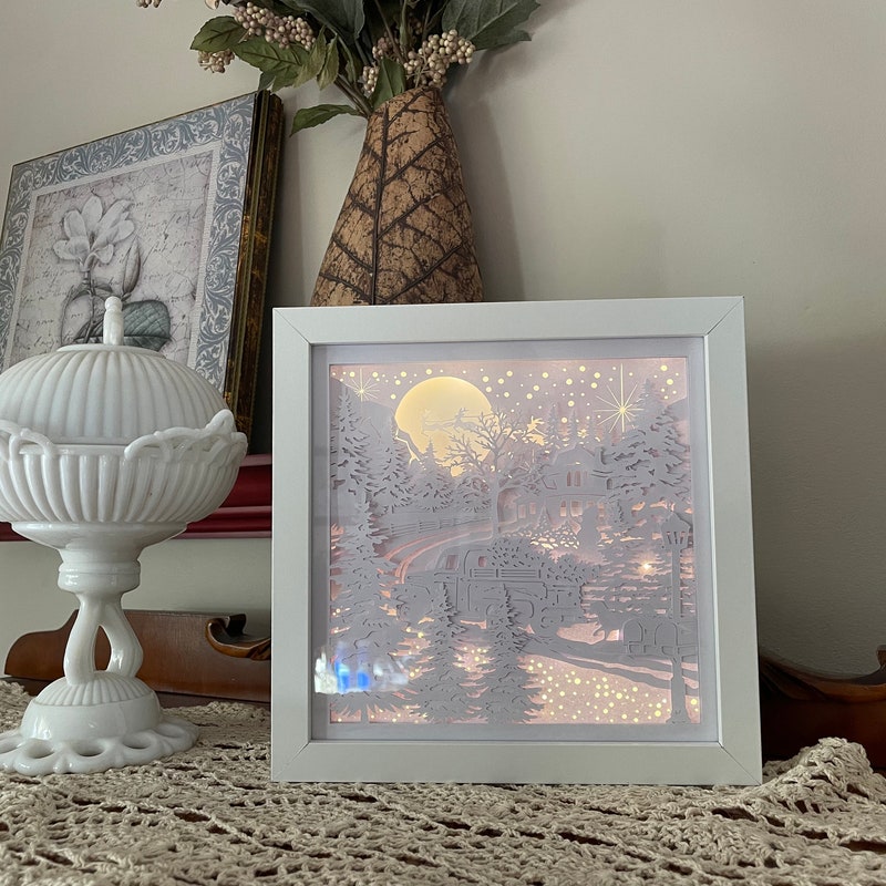 Lighted Shadow Box - Etsy