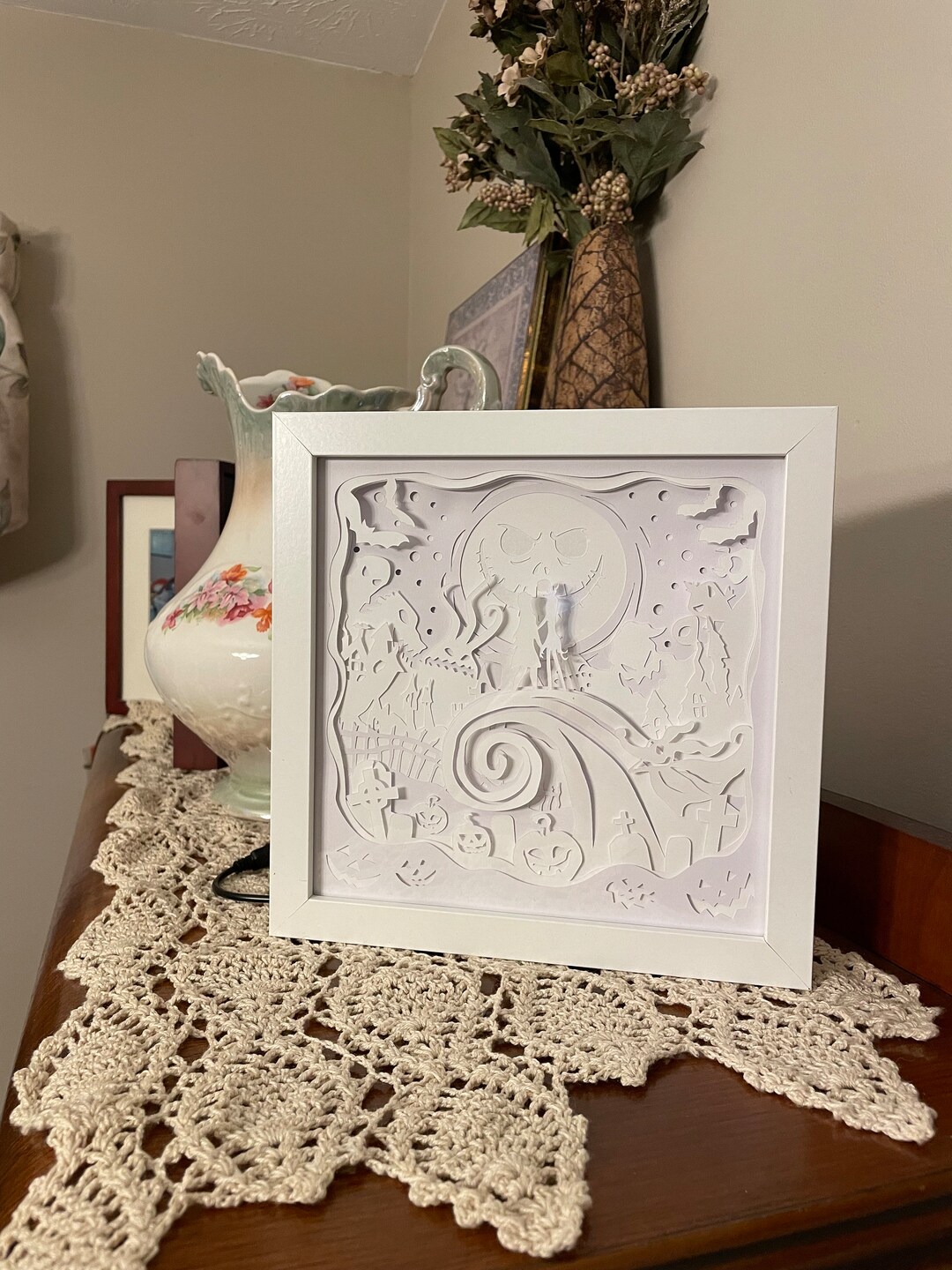 Nightmare 3D Lighted Shadow Boxchristmas Decorationgreat Giftfully ...