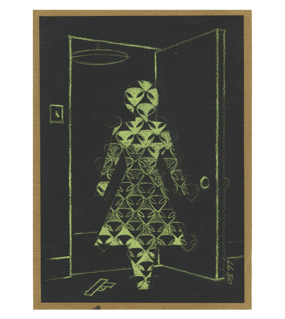 Grey Ghost Original Drawing by Glyn Powell - Etsy UK