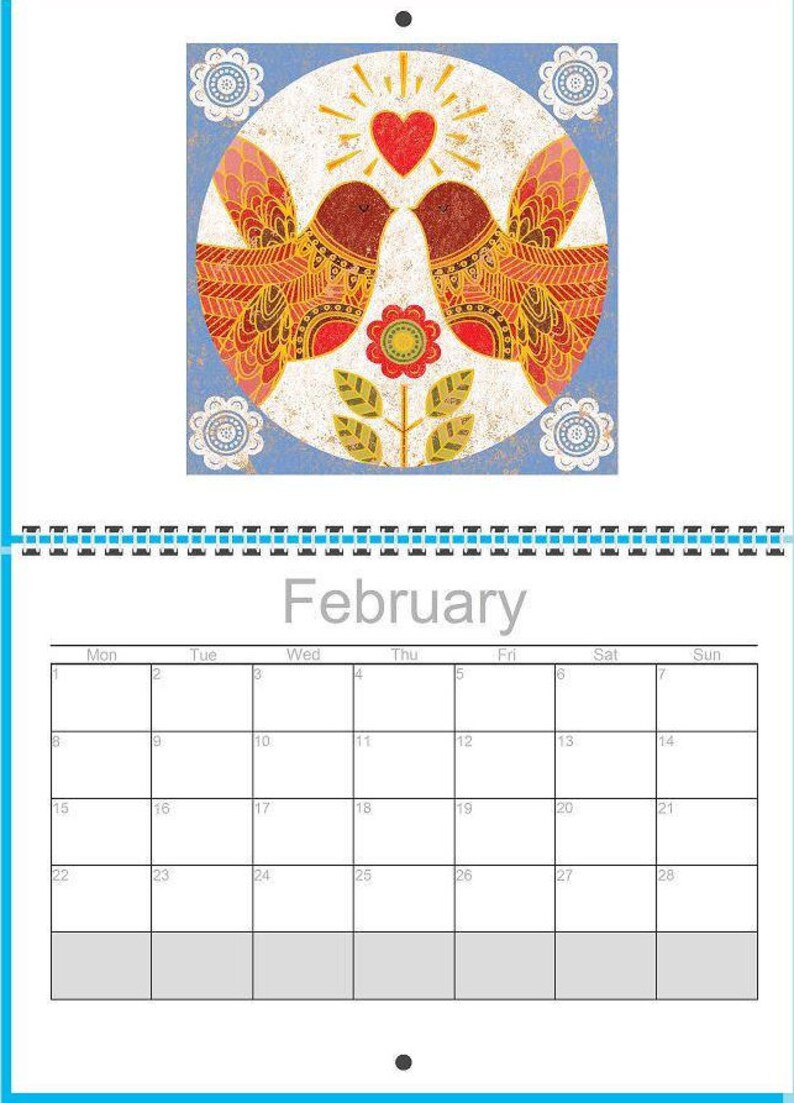 2021 Bird Calendar - Etsy