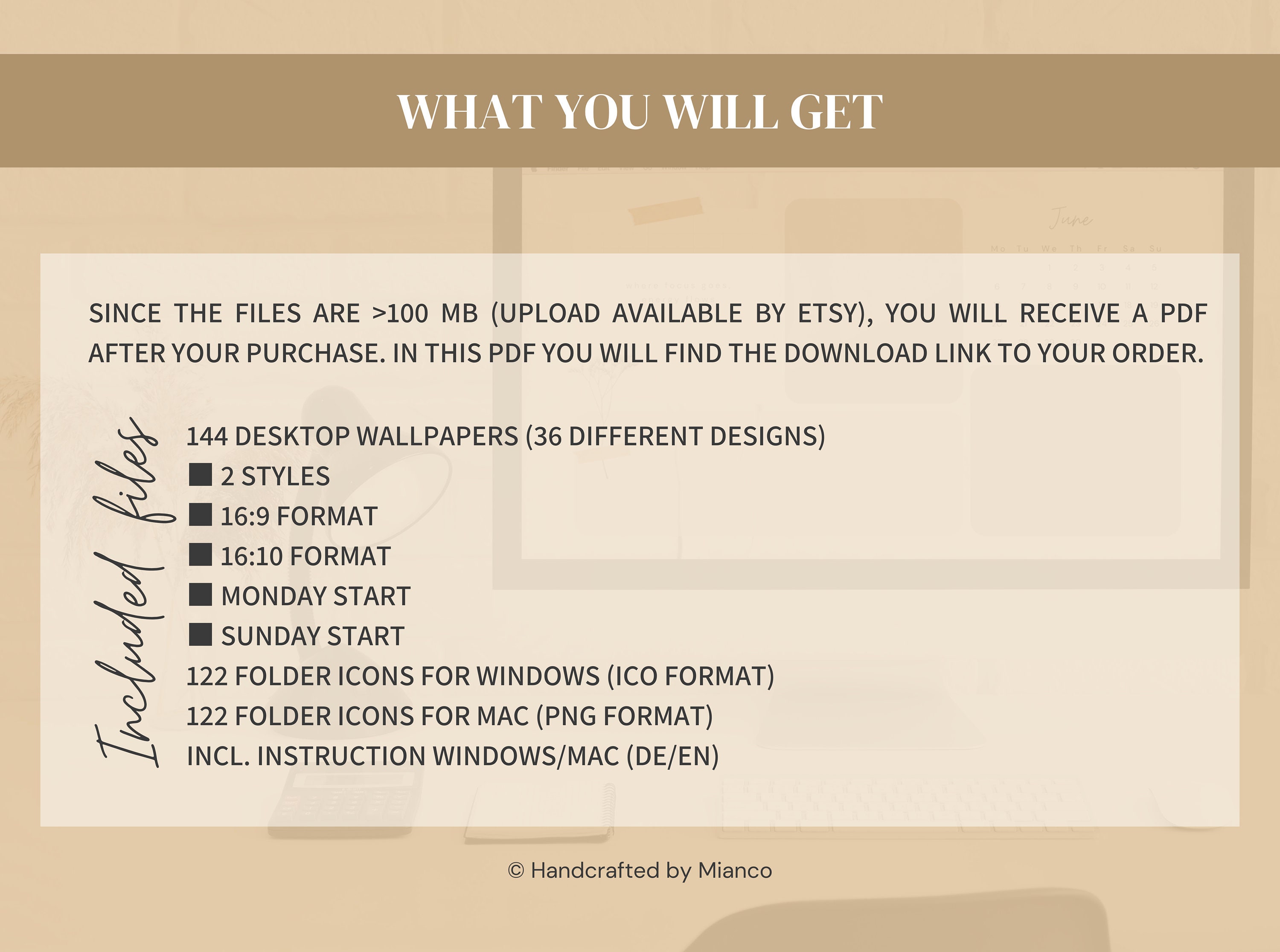 2022-2023 Desktop Organizer Wallpaper Flora Folder Icon Set - Etsy