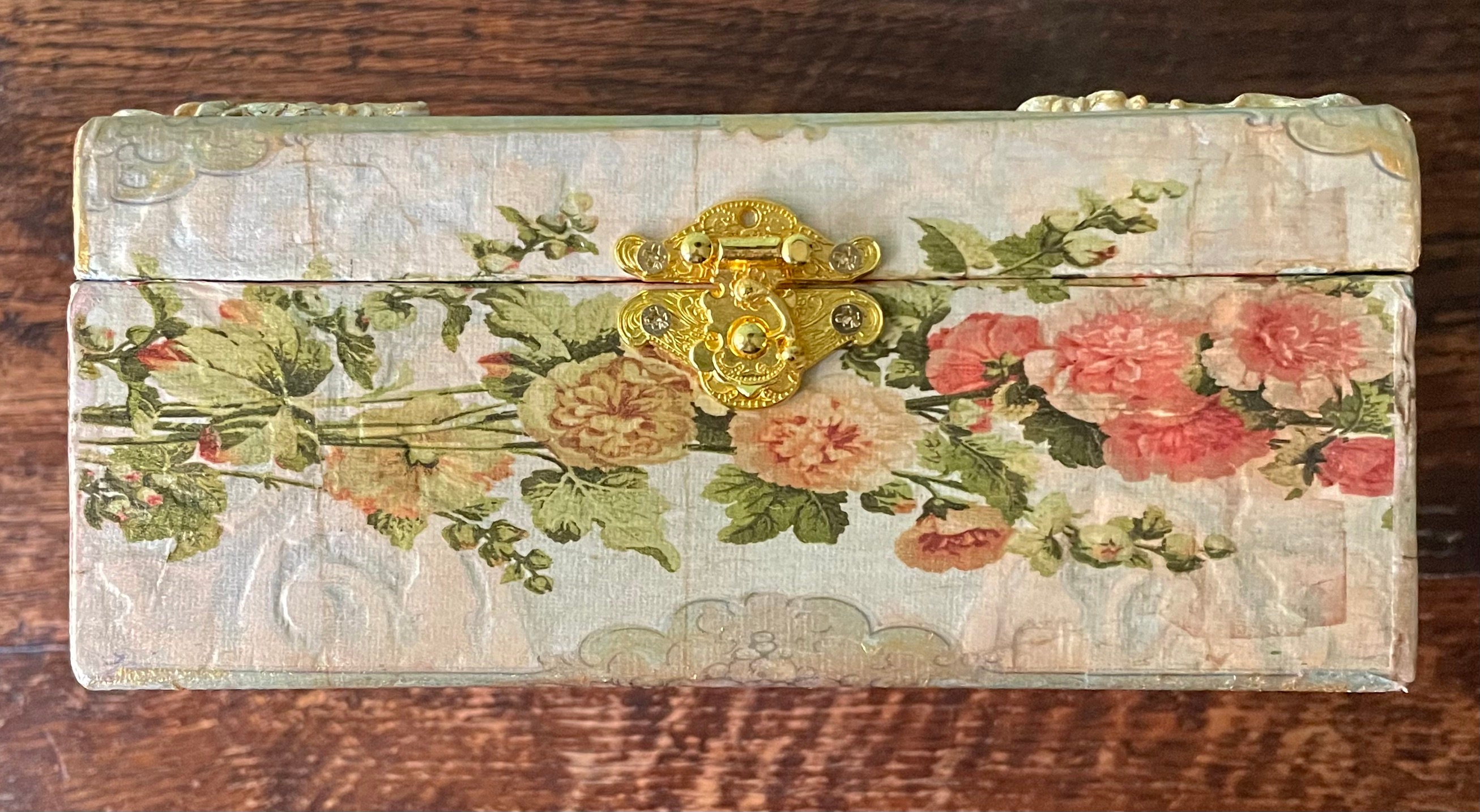 Rococo French Decoupaged Jewellery Box - Etsy