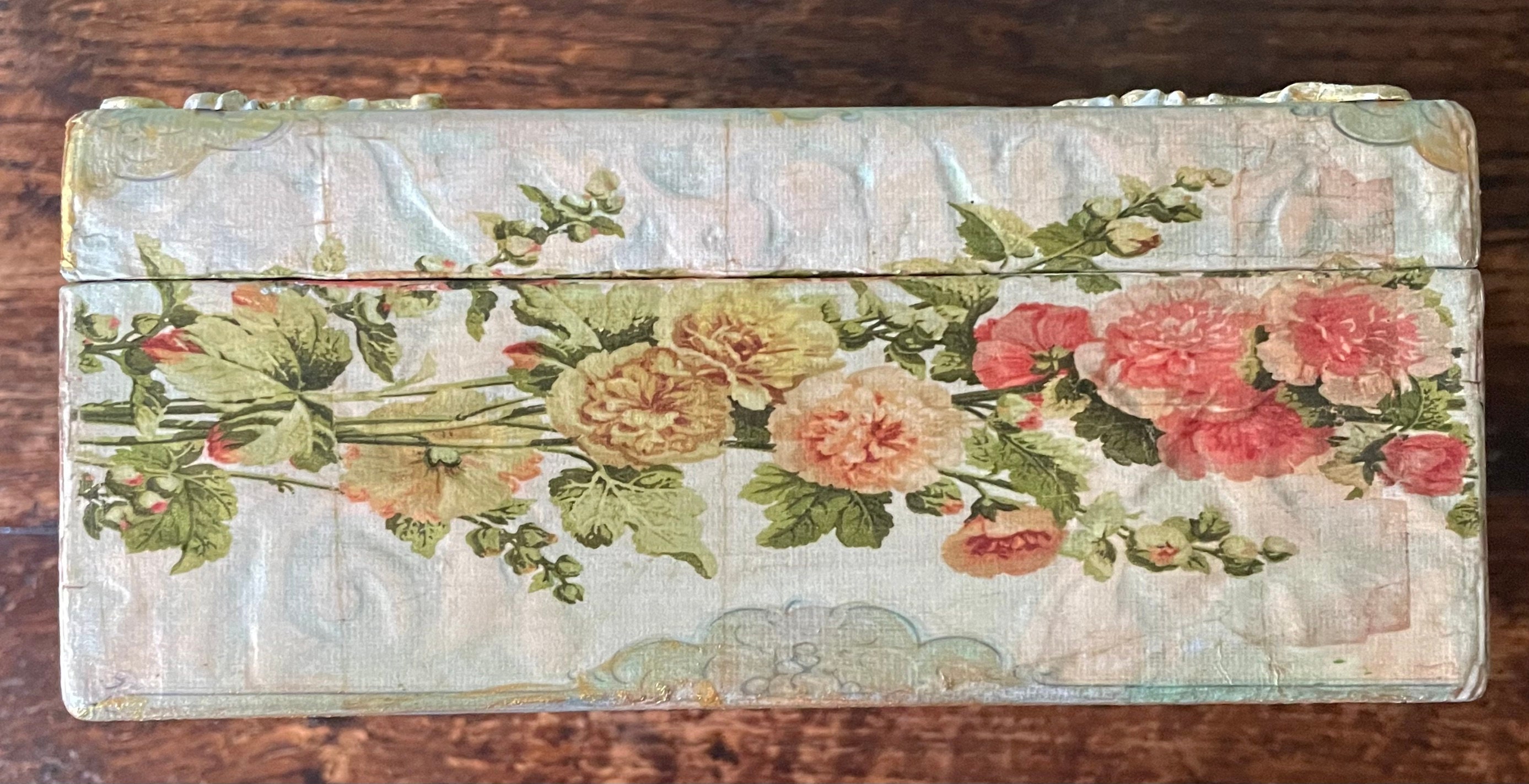 Rococo French Decoupaged Jewellery Box - Etsy