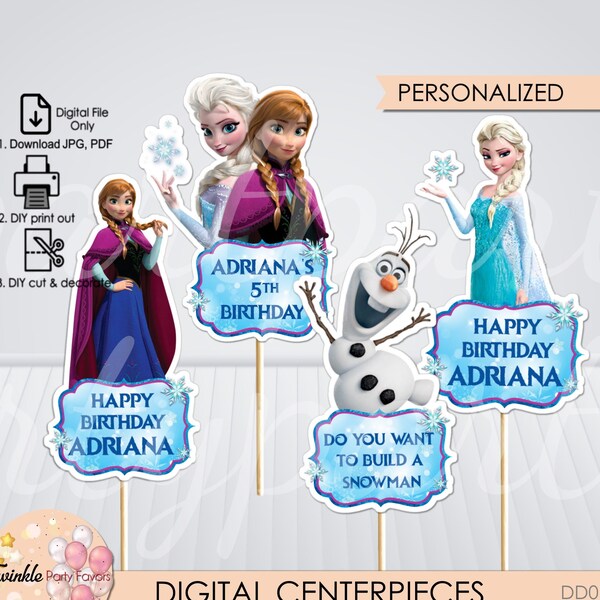 Frozen Centerpiece - Etsy