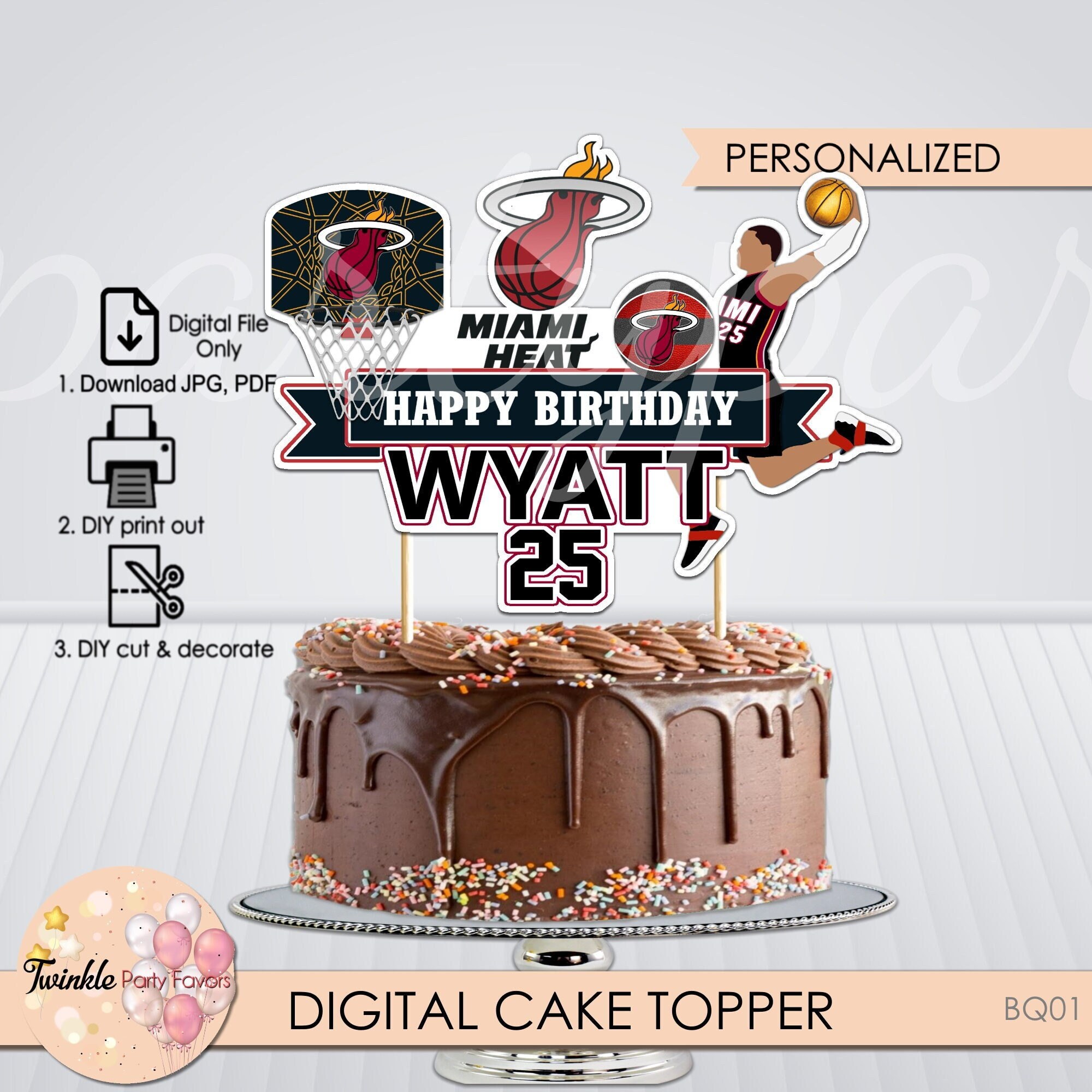Miami Heat Cake