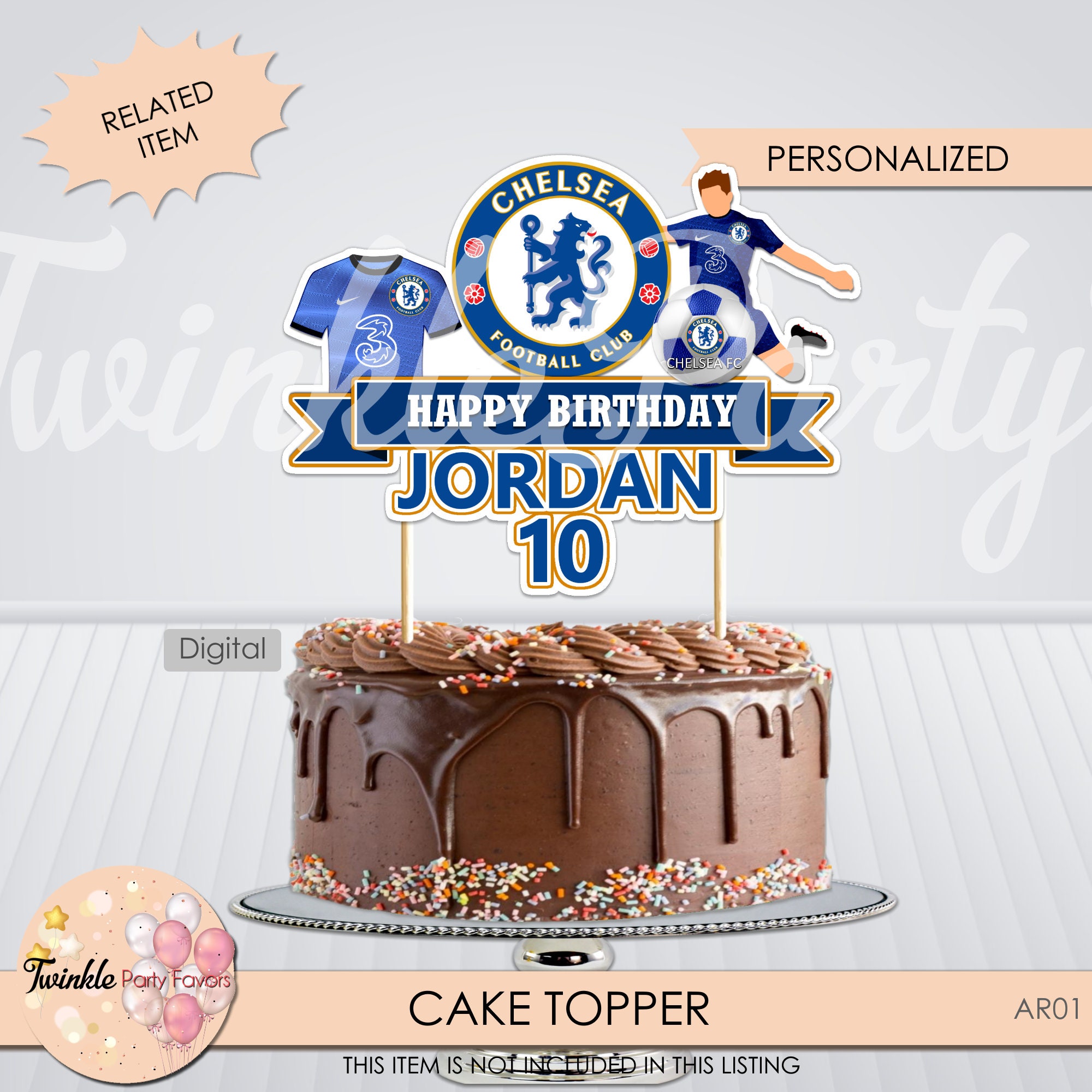 Real Madrid Cake Topper Real Madrid Topper Real Madrid | Etsy