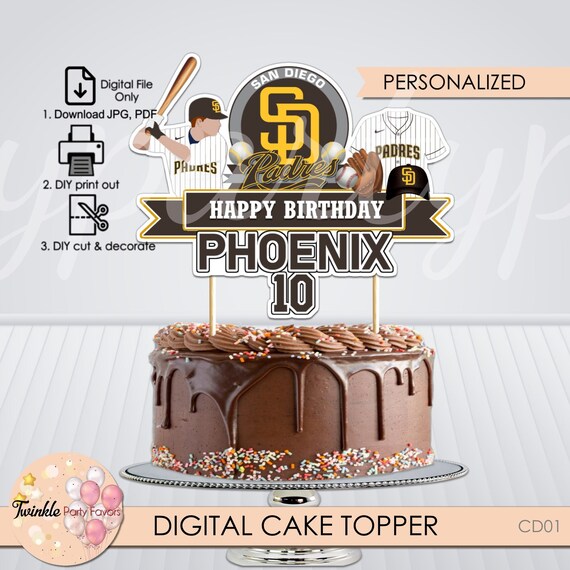 Baseball Cake Topper Digital File Only - Etsy