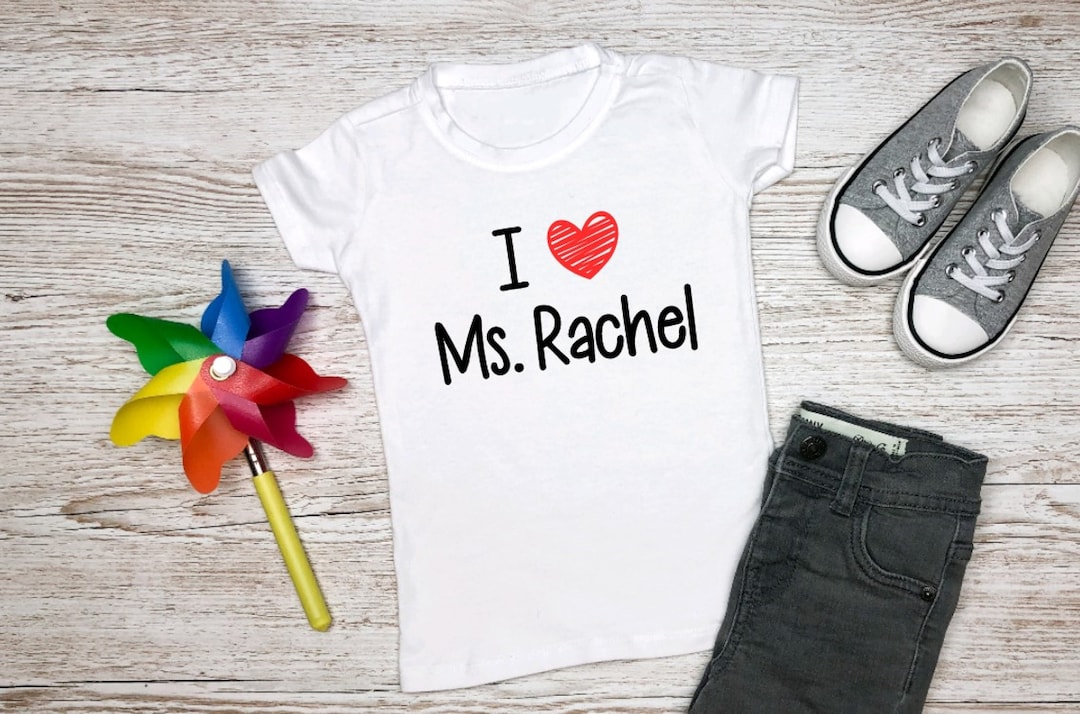 Ms. Rachel Shirt, Ms. Rachel, Kids Shirt, Toddler Shirt, Love Ms ...