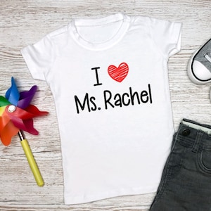 Ms. Rachel Shirt, Ms. Rachel, Kids Shirt, Toddler Shirt, Love Ms ...