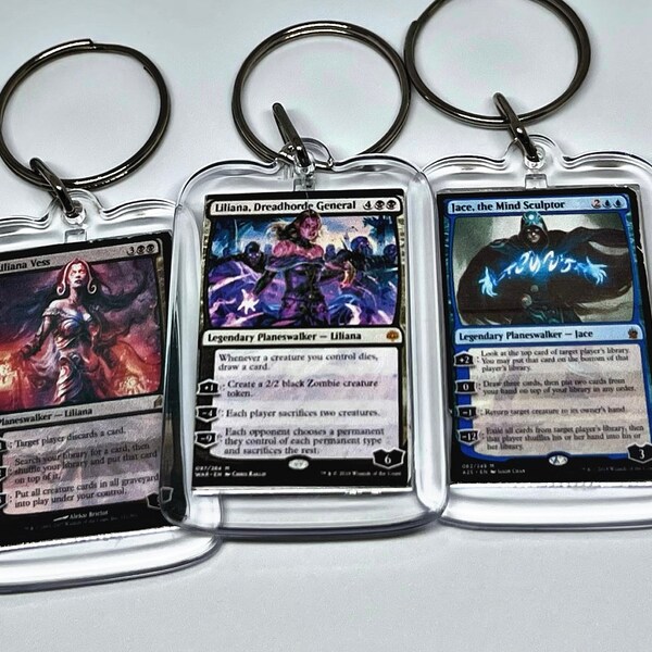 Magic the Gathering Keychain - Etsy