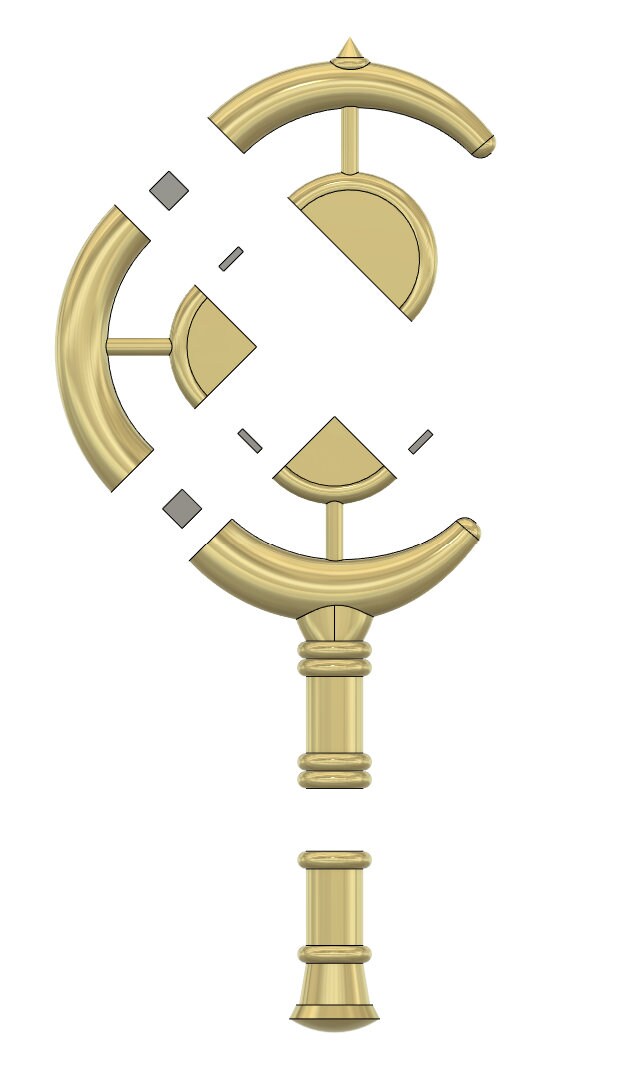 Frieren's Staff 3D Print Model - Frieren Beyond Journey's End - Etsy