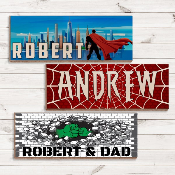 Superhero Sign - Etsy