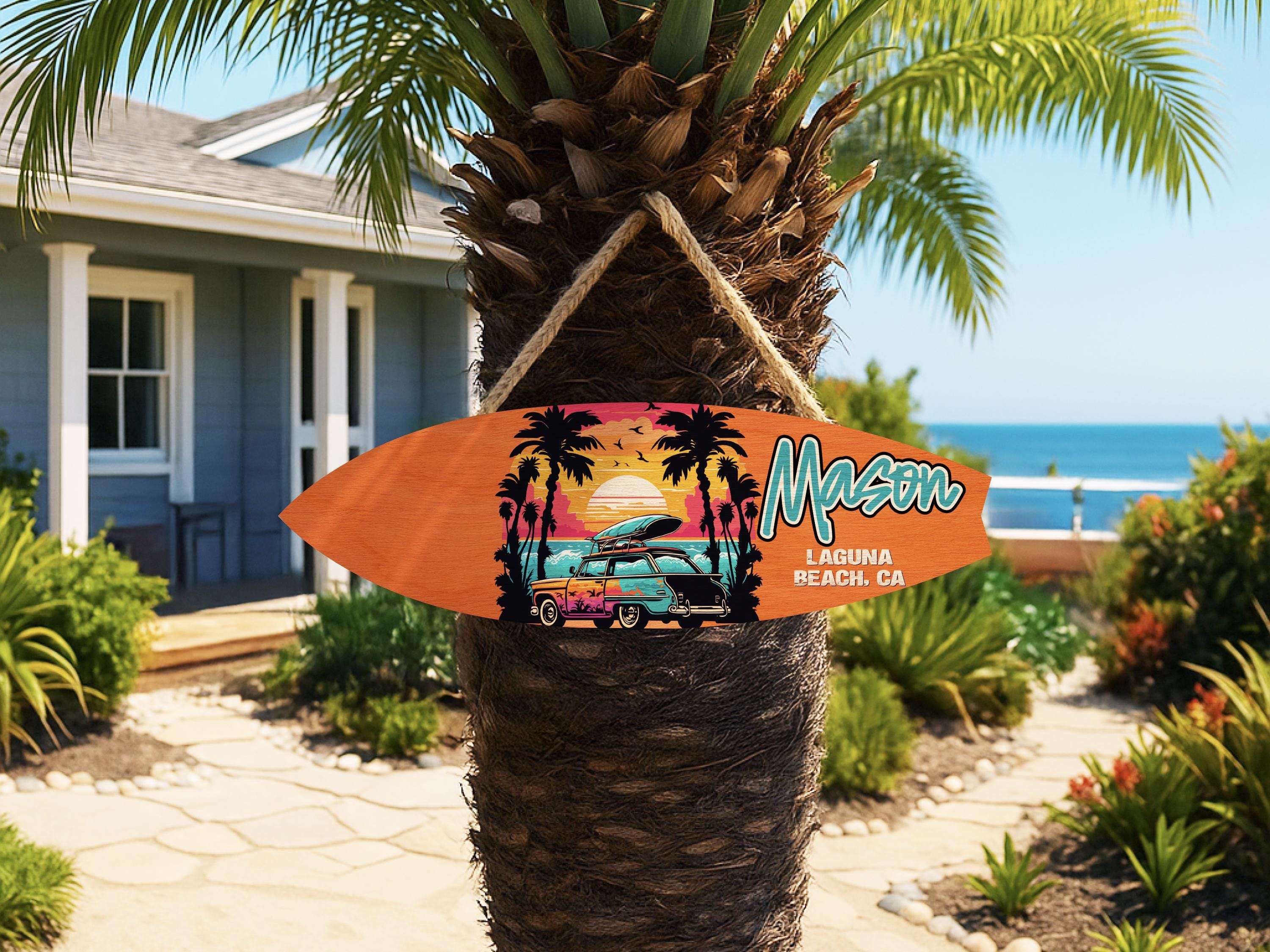 Custom Surf Gift for Surf Lover Gift, Surf Sign Gift for Surfers, Surf ...