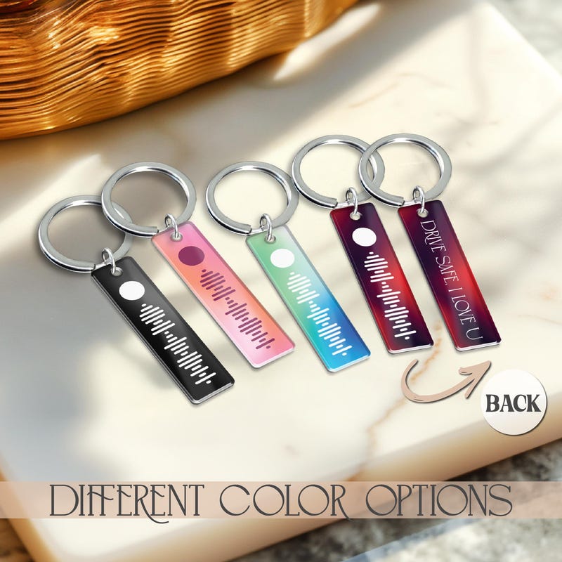 Music Keychain - Etsy