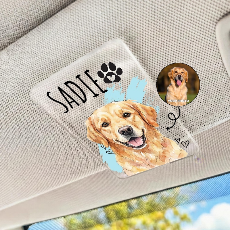 Car Visor Clip Pets - Etsy