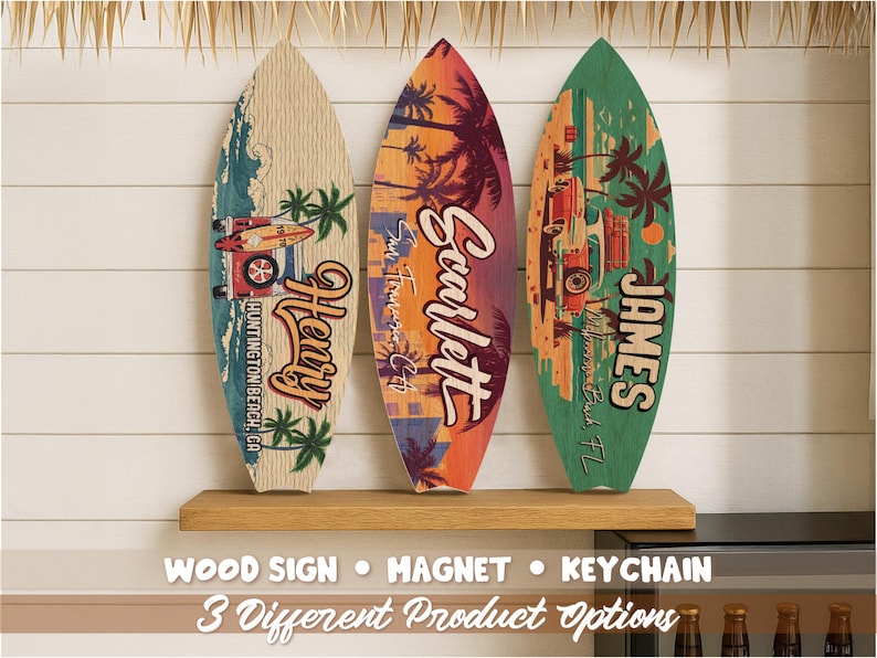 Custom Surf Gift for Surf Lover Gift, Surf Sign Gift for Surfers, Surf ...