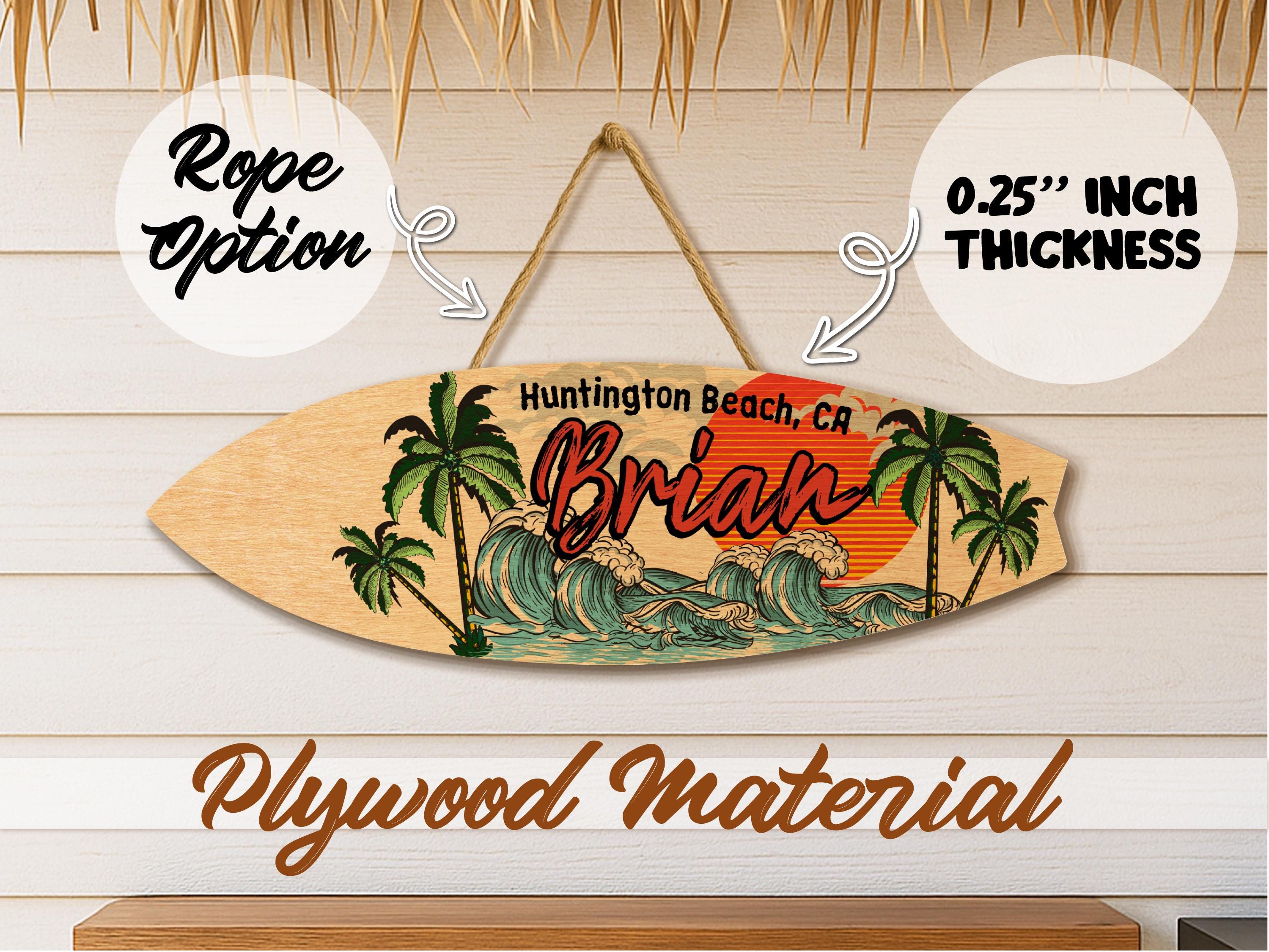 Custom Surf Gift for Surf Lover Gift, Surf Sign Gift for Surfers, Surf ...