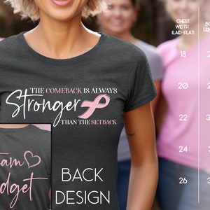 Personalized Breast Cancer Shirts Custom Team Cancer Tee Cancer ...