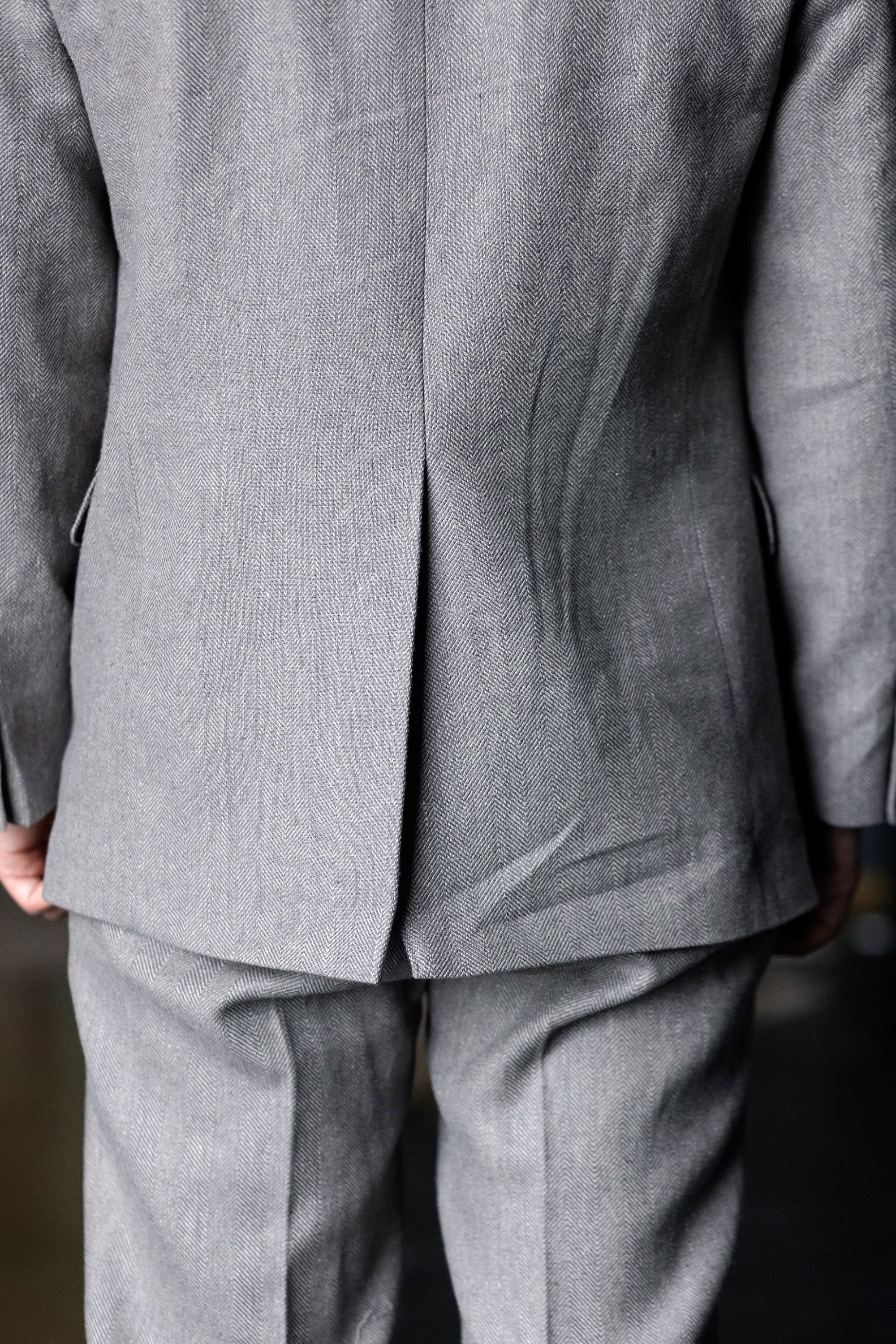 Men's Grey Jacket, Men Casual Jacket, Linen Jacket, Jacquard Linen ...