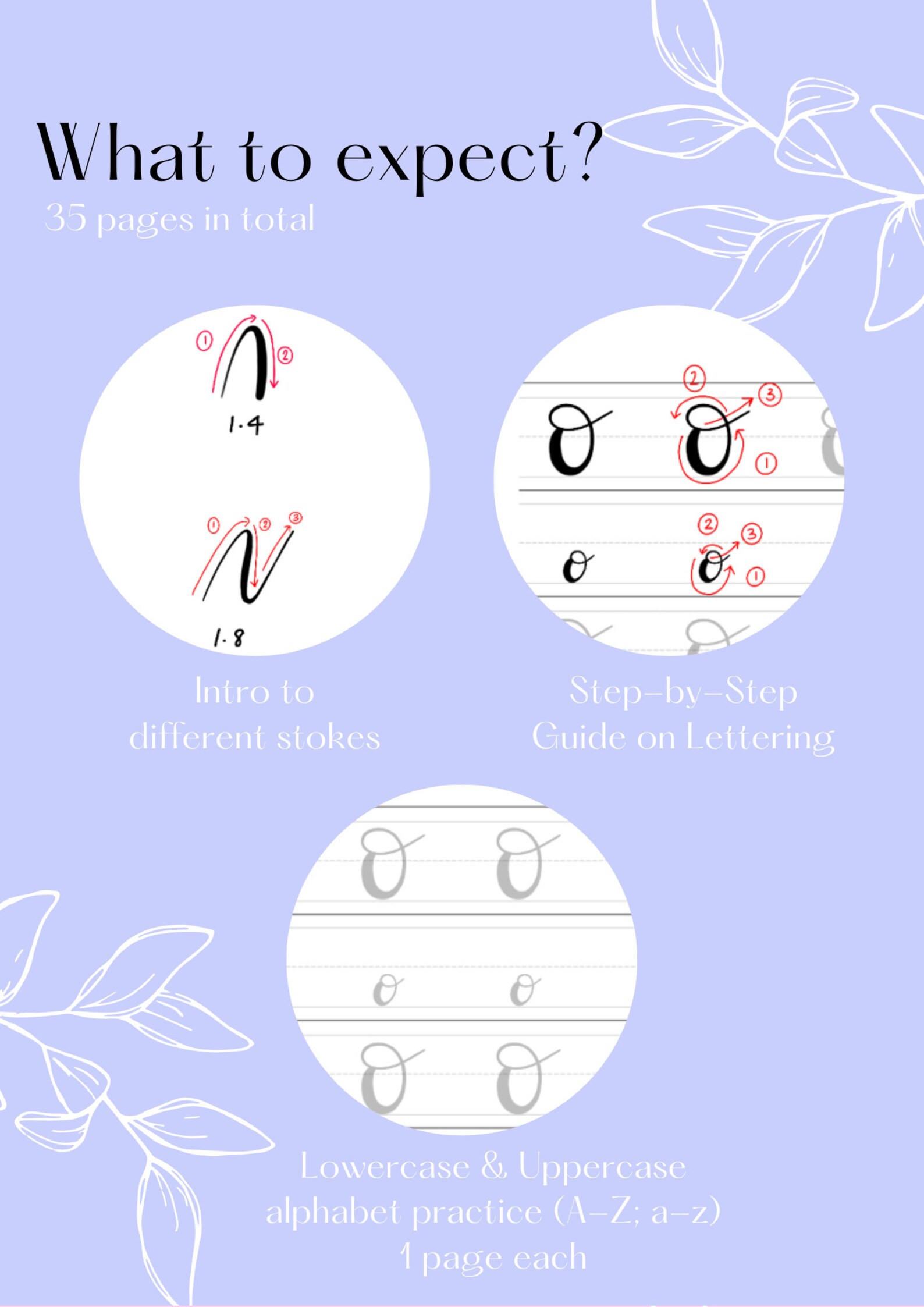 Modern Calligraphy for Beginners - Practice Sheet - Digital Download ...