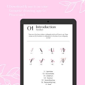 Modern Calligraphy for Beginners - Practice Sheet - Digital Download ...