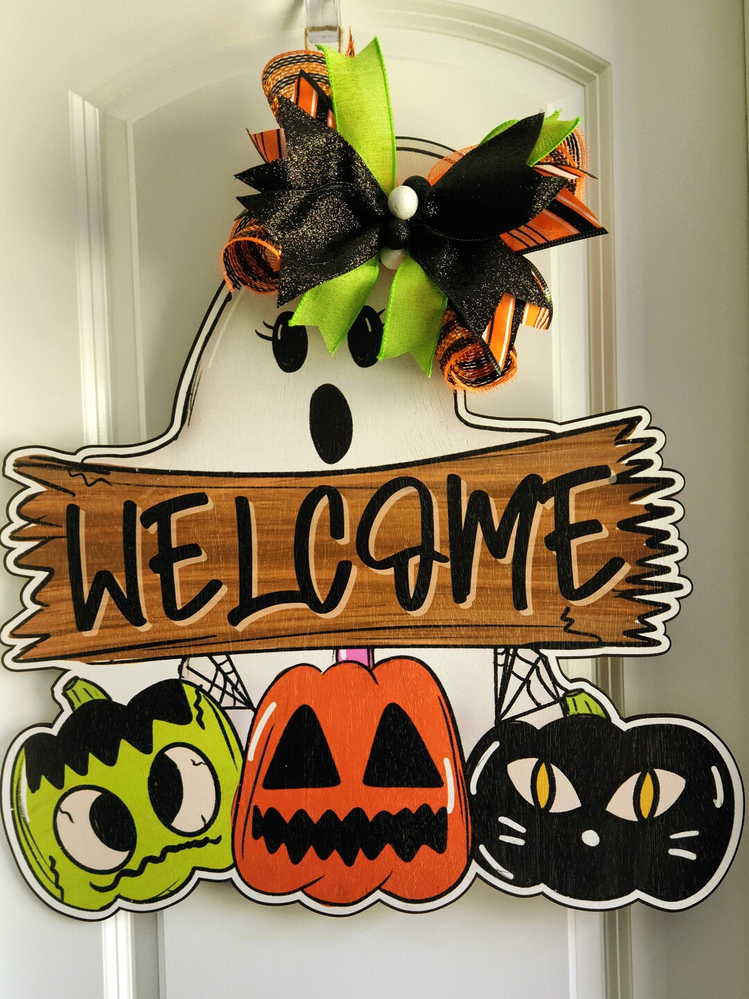 Halloween Door Hanger - Etsy