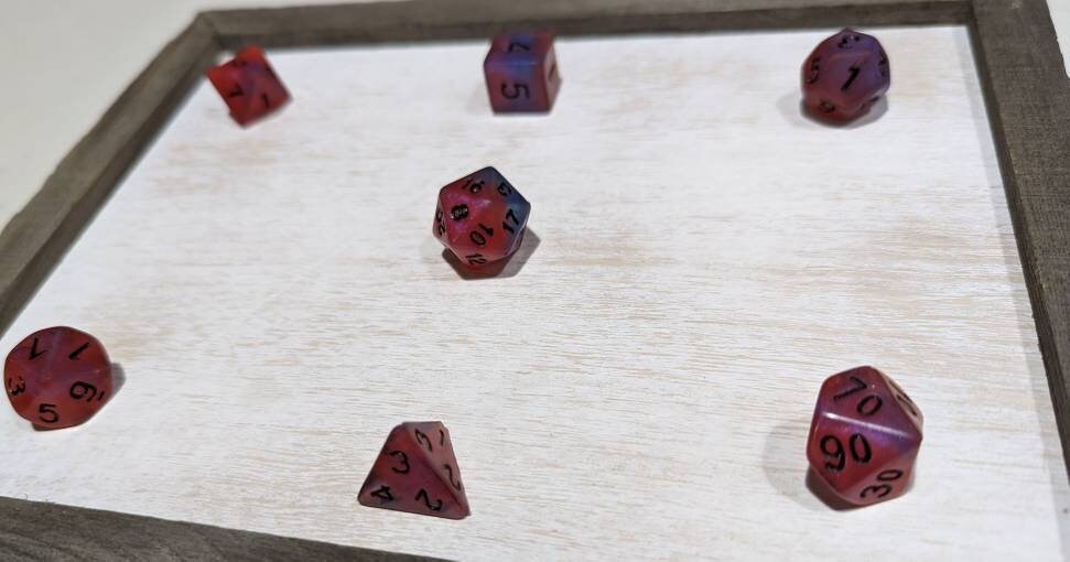 Izzet MTG Theme Dnd Dice Set - Etsy