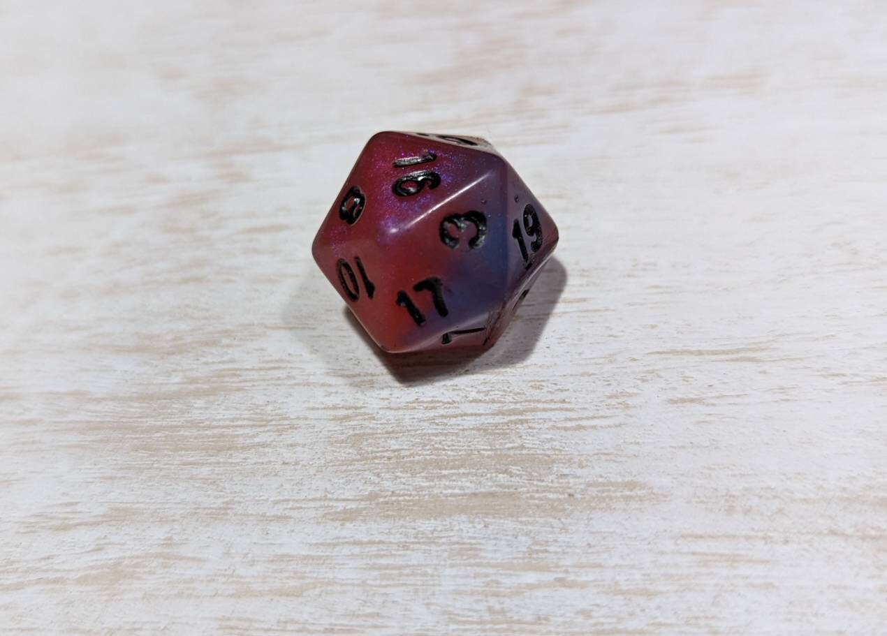 Izzet MTG Theme Dnd Dice Set - Etsy