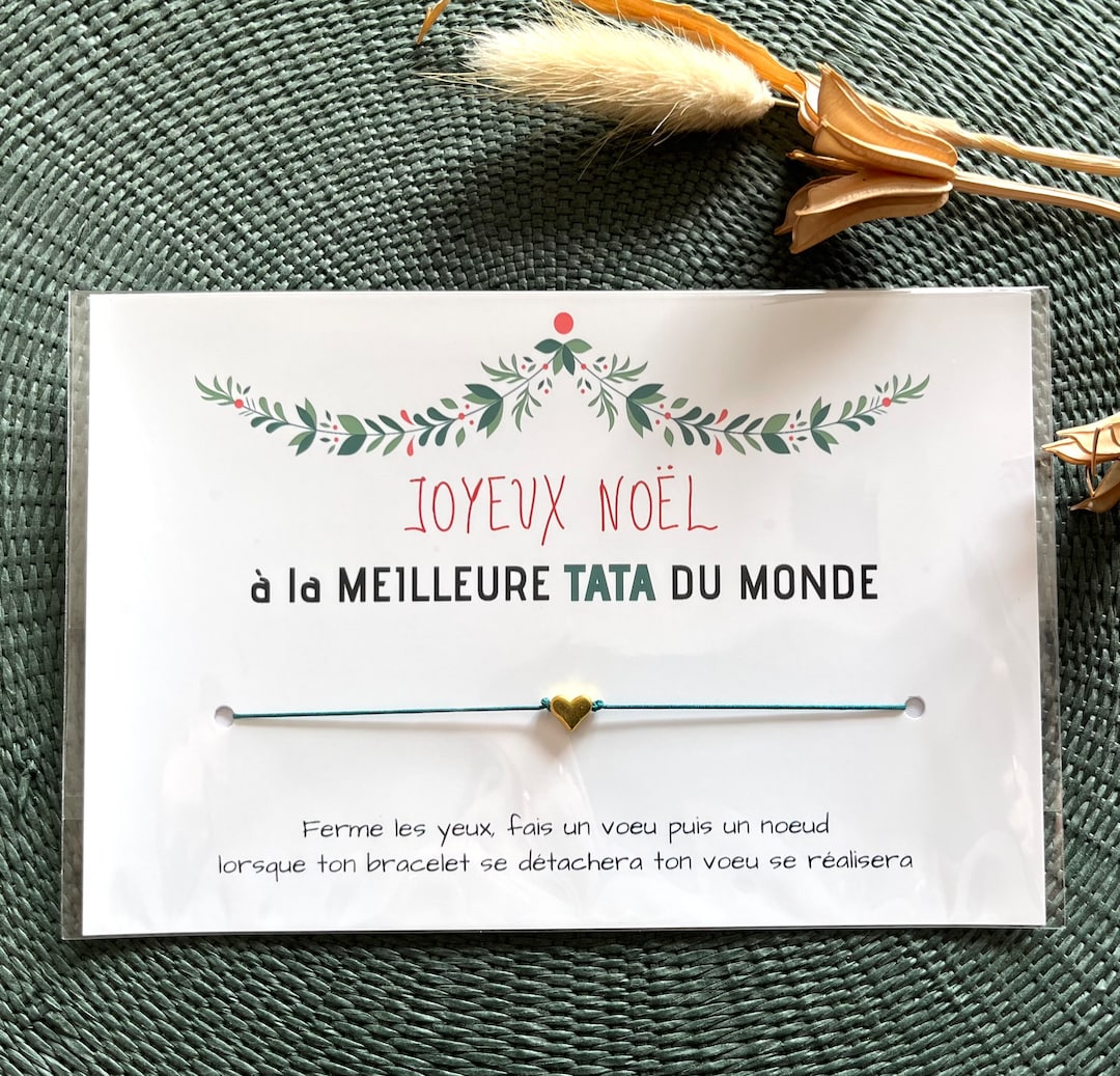 Best Tata Wish Bracelet, Bracelet to Tie on a Message Card. Original ...