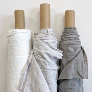Wide Linen Fabric. Cut to Length by Yard/by Meter. Linen for Sewing in ...