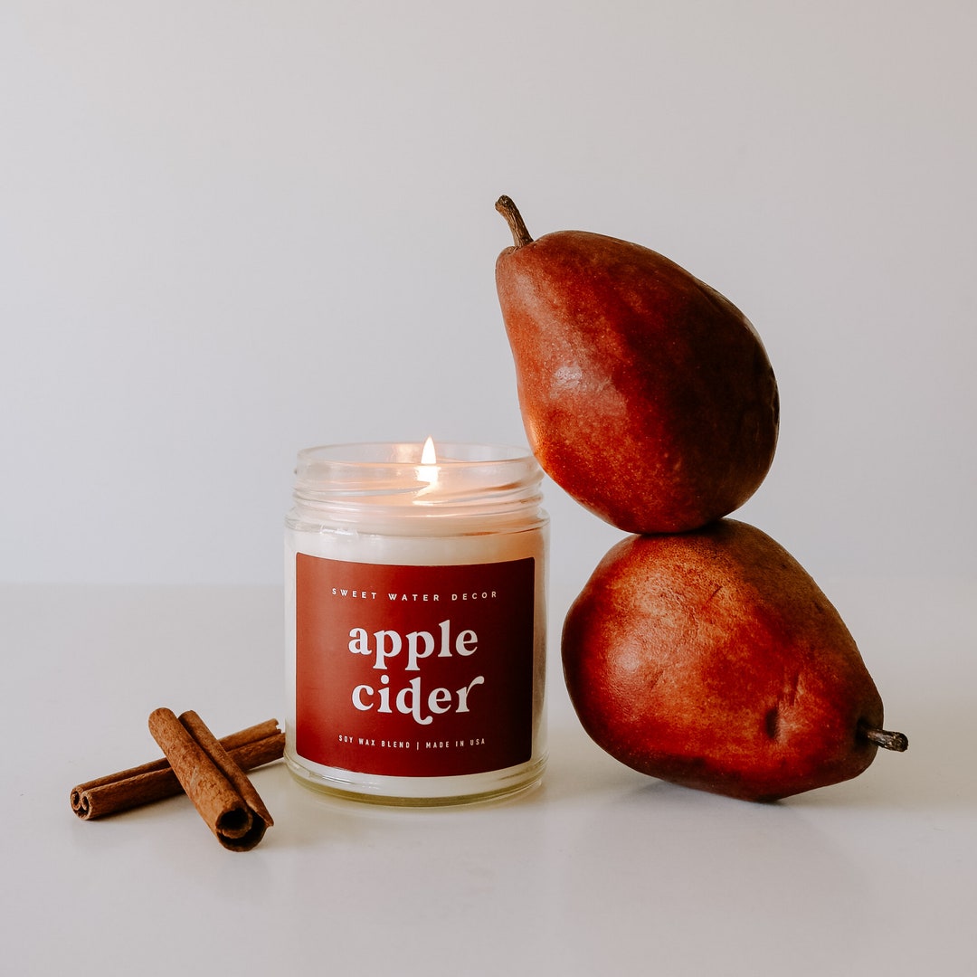 Apple Cider Candles. Holiday Christmas Candles. Fall Candles. Home ...