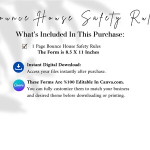 Bounce House Rules, Inflatable Safety Rules, Bounce House Safety Rules ...