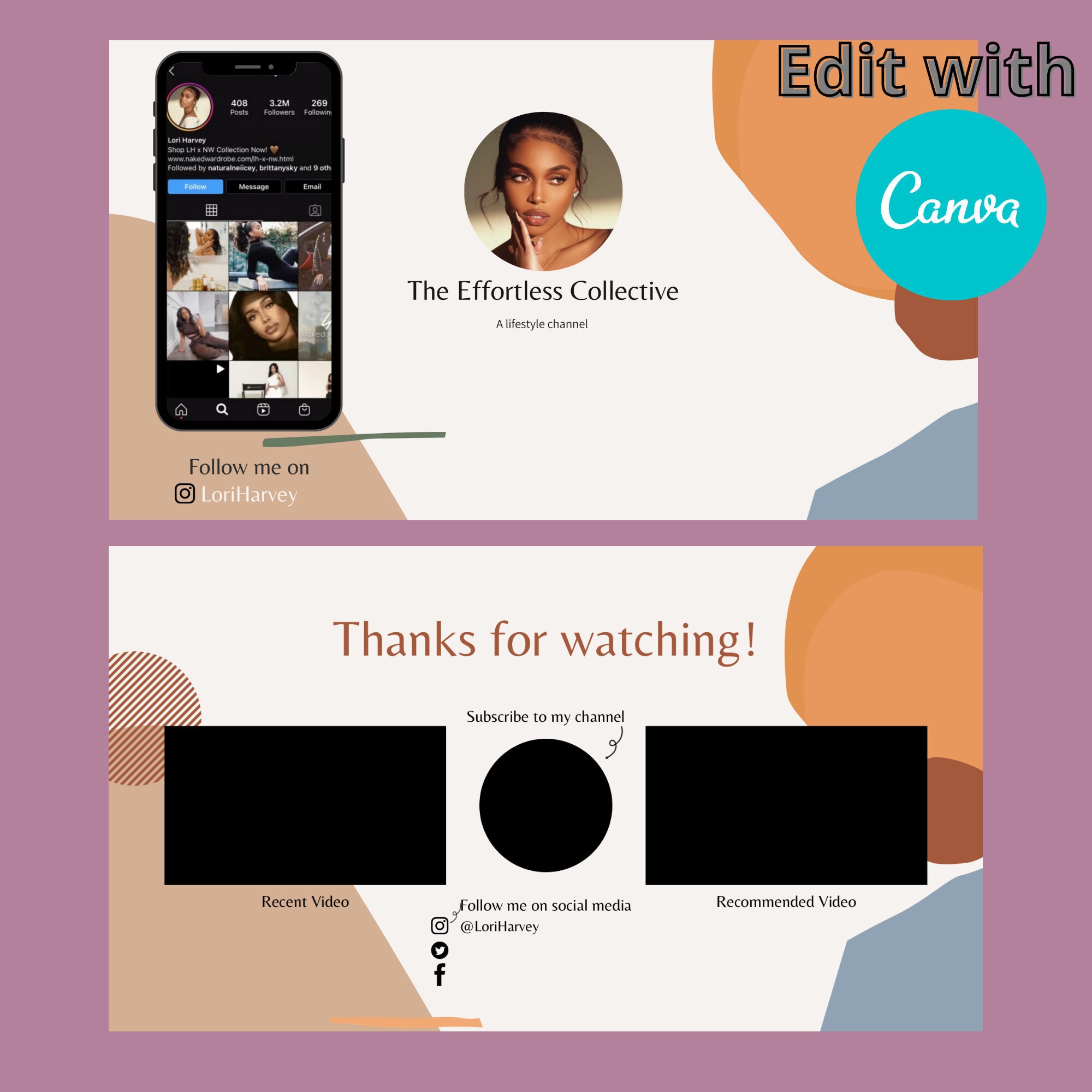 Custom Animated Youtube Intro and Outro Youtube Template - Etsy