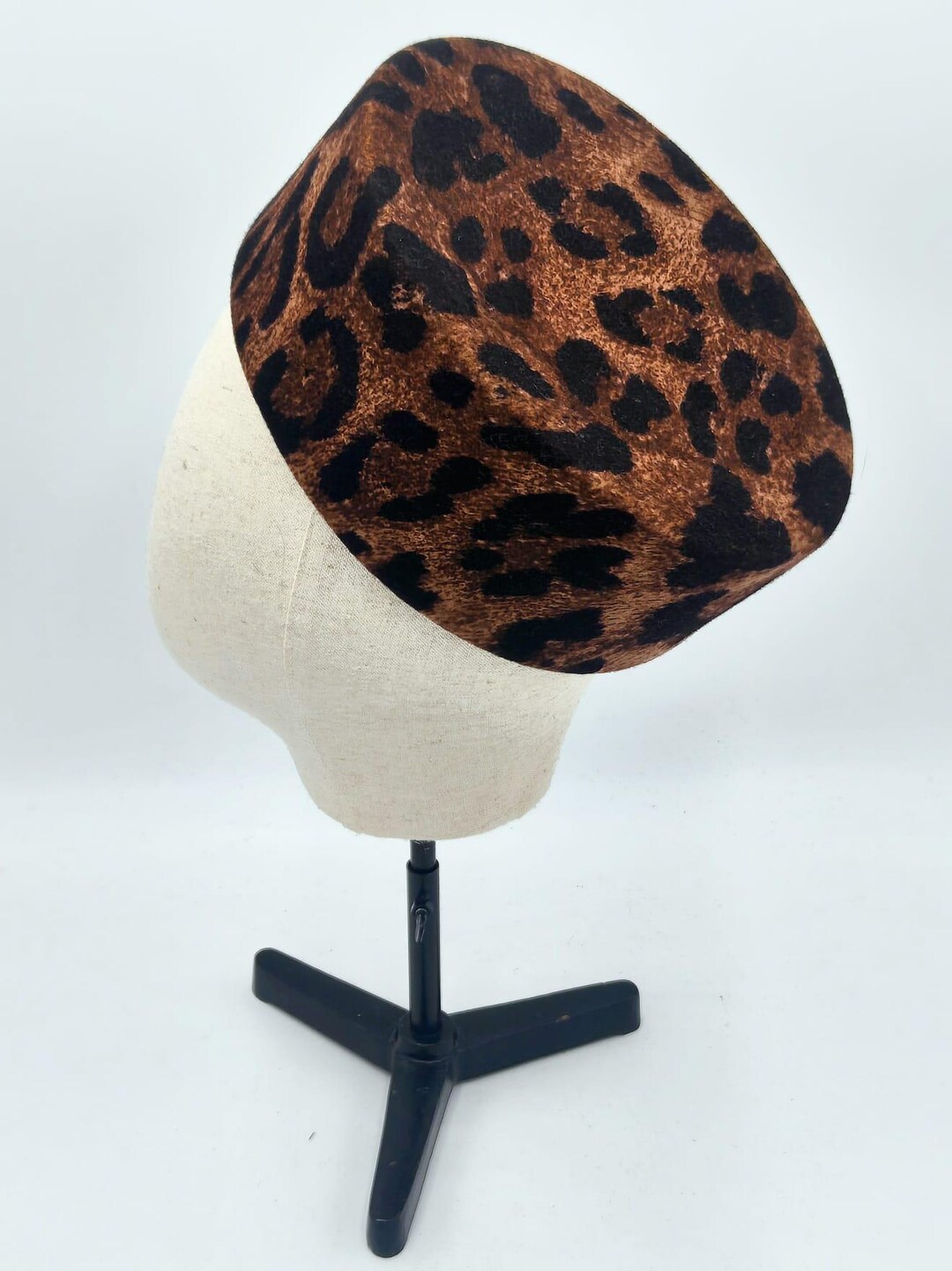 Handmade Leopard Pillbox – Wool Felt – Jackie Kennedy Style – Several ...