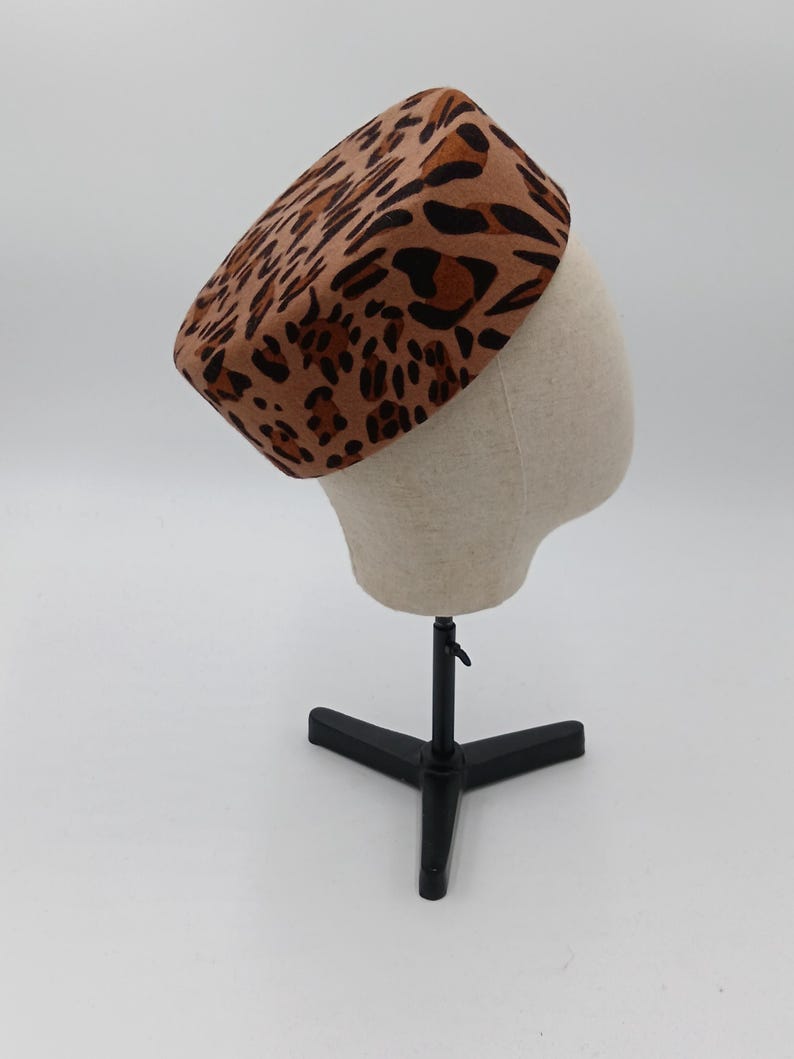 Pillbox Leopard Kennedy Style - Etsy