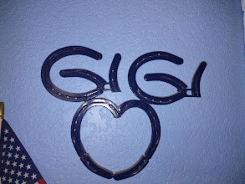 Horseshoe Letters and Initials - Etsy