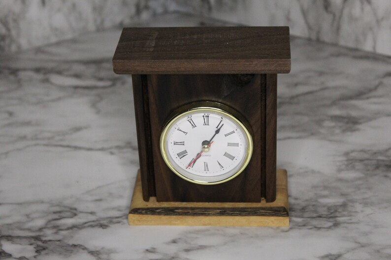Clock, Desk Clock, Wall Clock, Handmade Wooden Clock, Wooden Clock ...